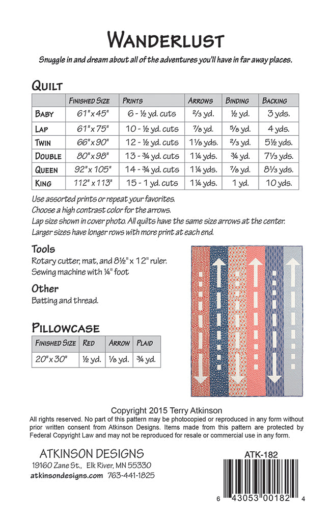 Wanderlust Pattern – Atkinson Designs