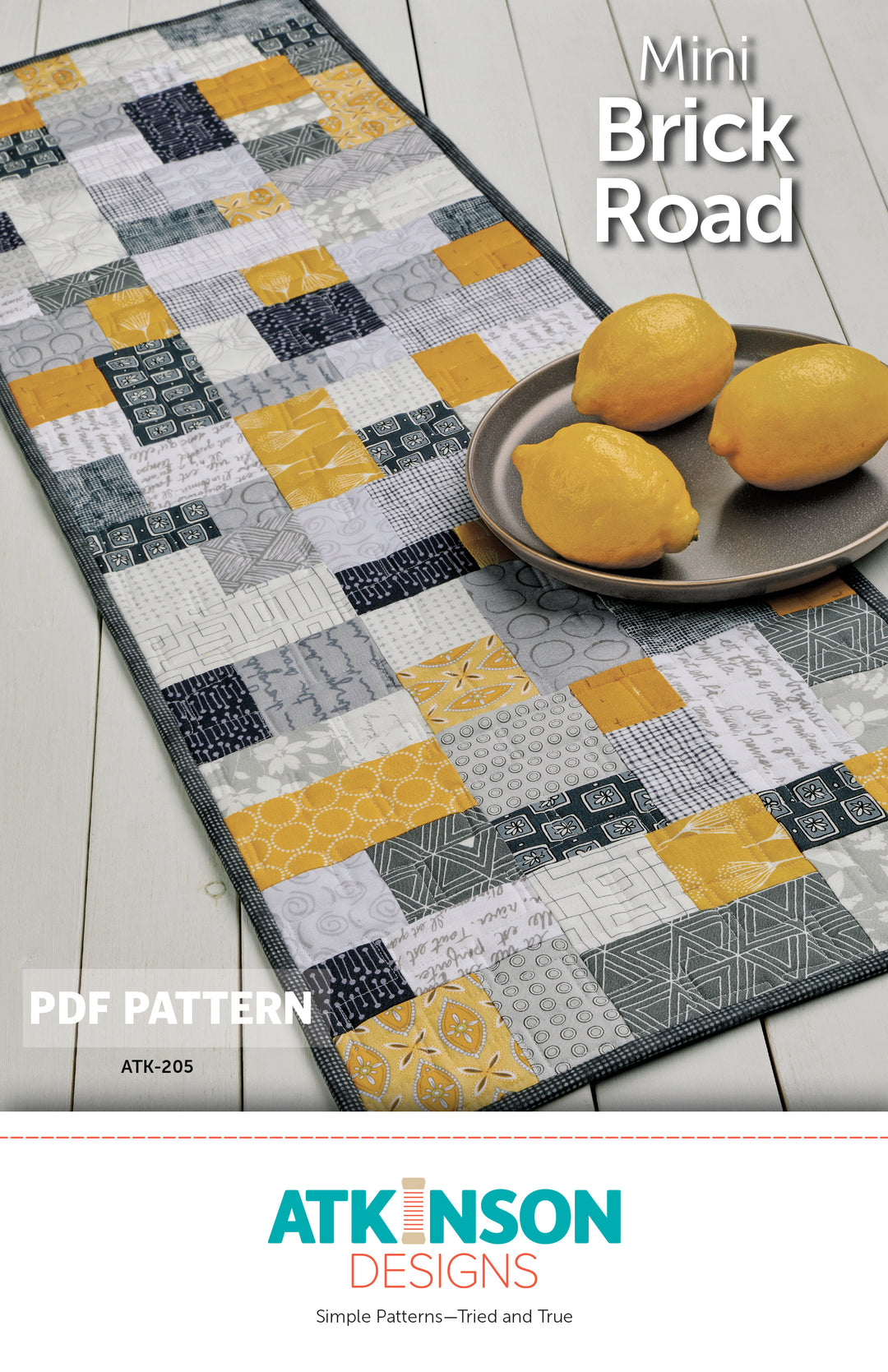 Mini Brick Road PDF Pattern – Atkinson Designs