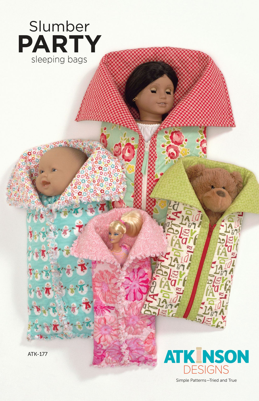 Slumber Party Sleeping Bags Pattern – Atkinson Designs