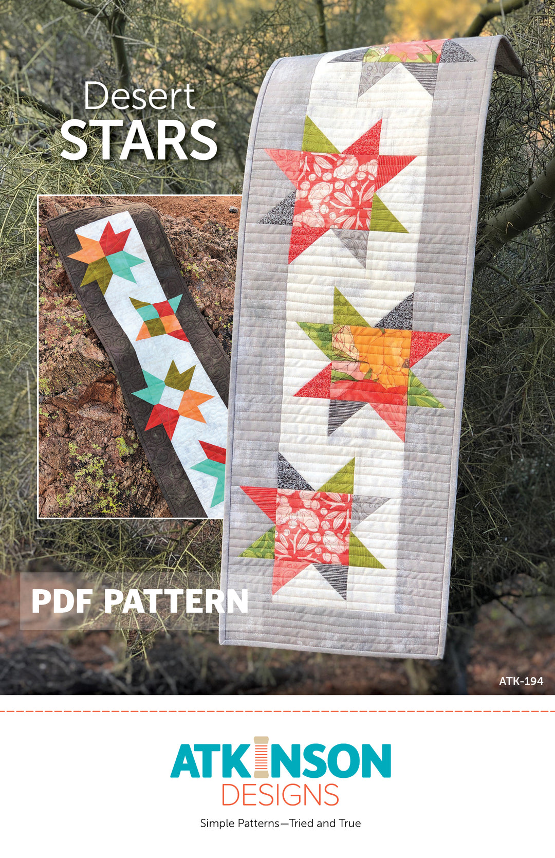 Desert Stars Table Runner PDF Pattern – Atkinson Designs