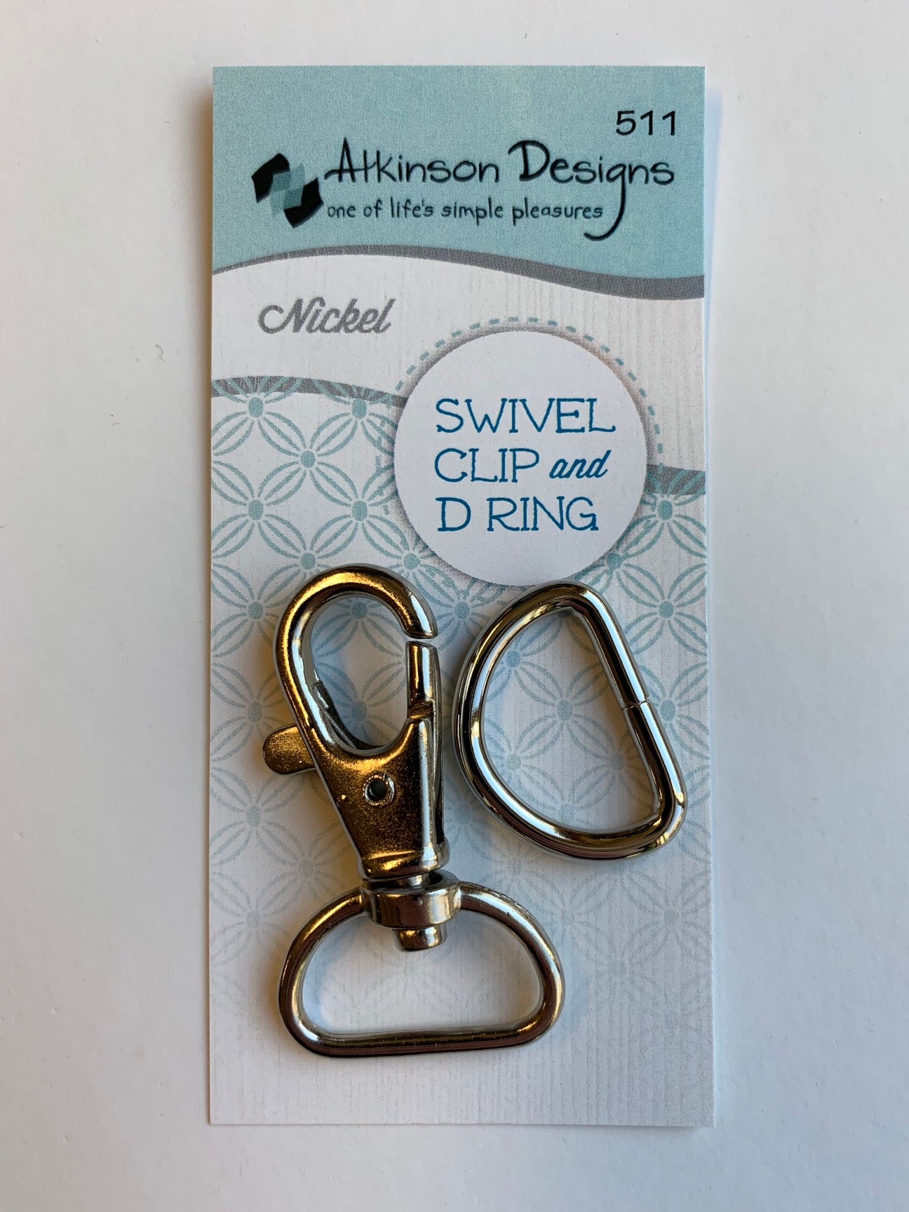 3/4" Swivel Clip & D Ring – Atkinson Designs