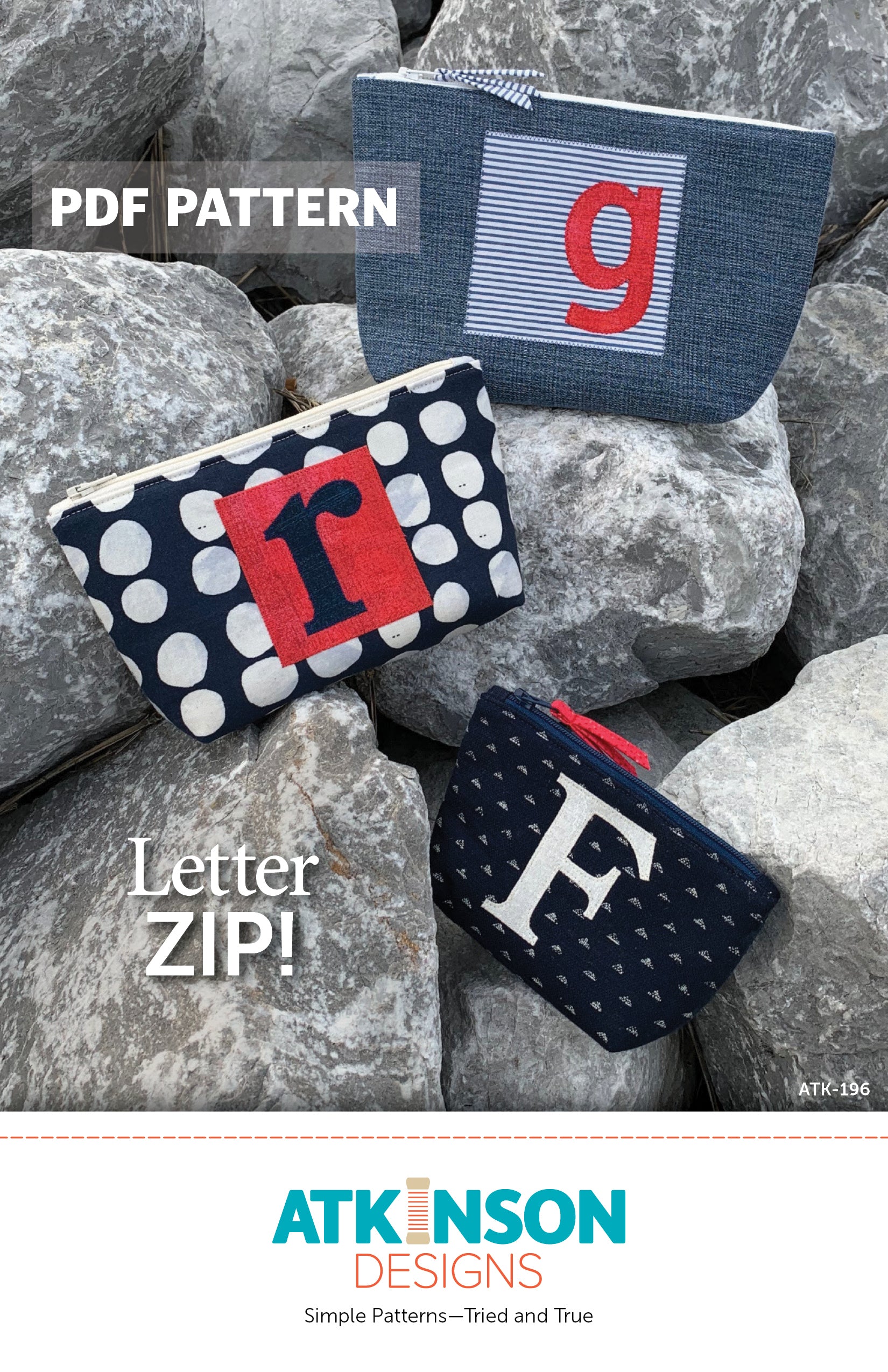 Letter ZIP! PDF Pattern – Atkinson Designs