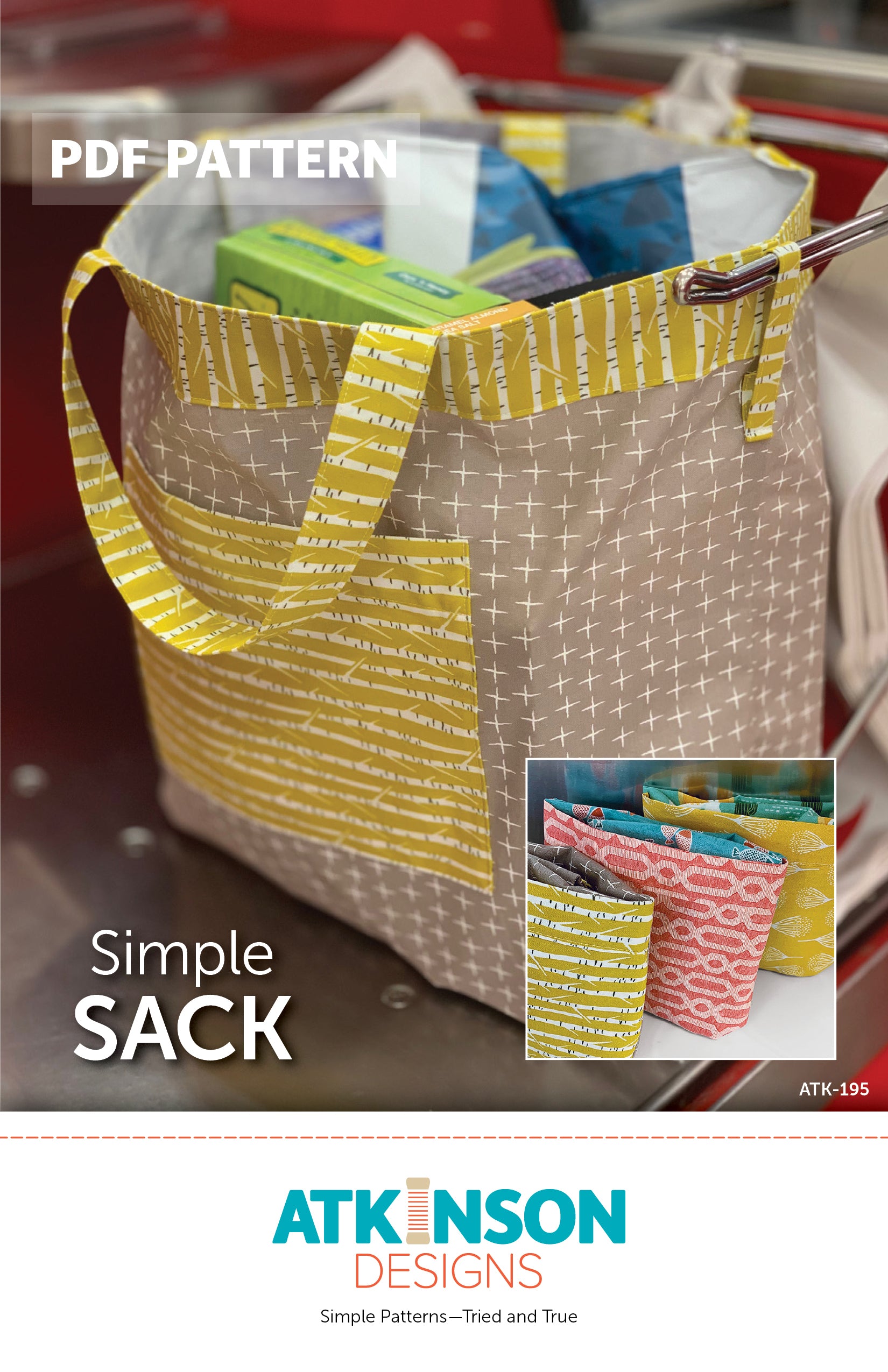 Simple Sack PDF Pattern – Atkinson Designs