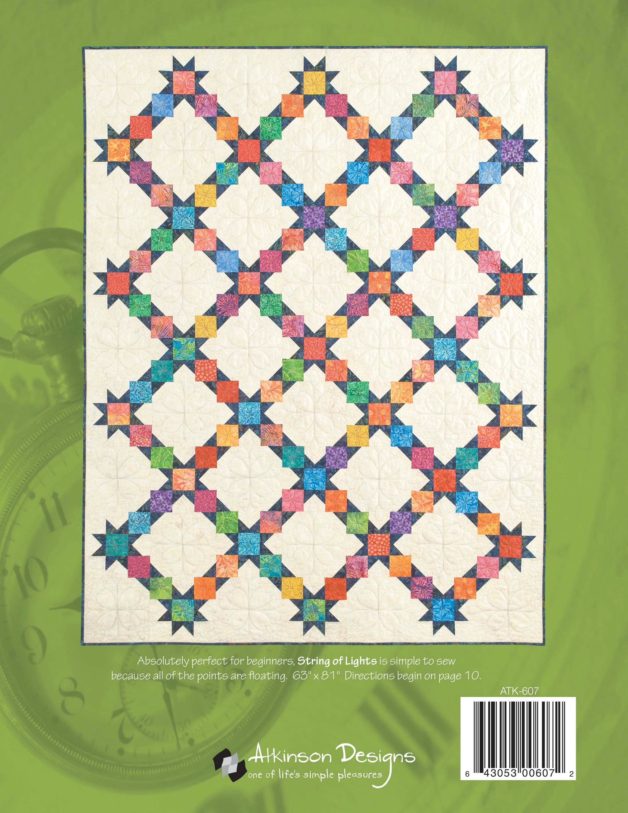 Time Out Quilts Book – Atkinson Designs